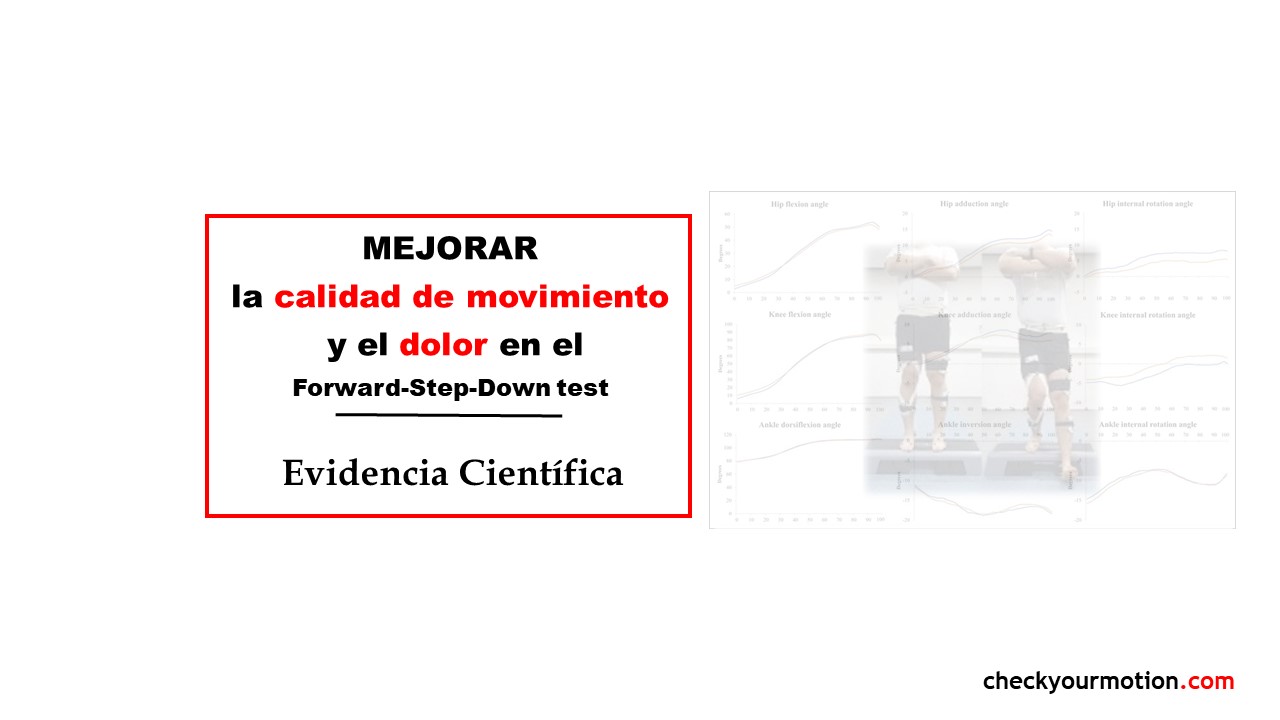 Mejorar la calidad de movimiento y el dolor en el Forward-Step-Down ...